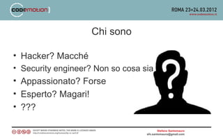 SQL Injection & Cross Site Scripting, by Stefano Santomauro | PPT