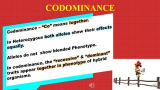 Codominance : Human Blood | PPTX