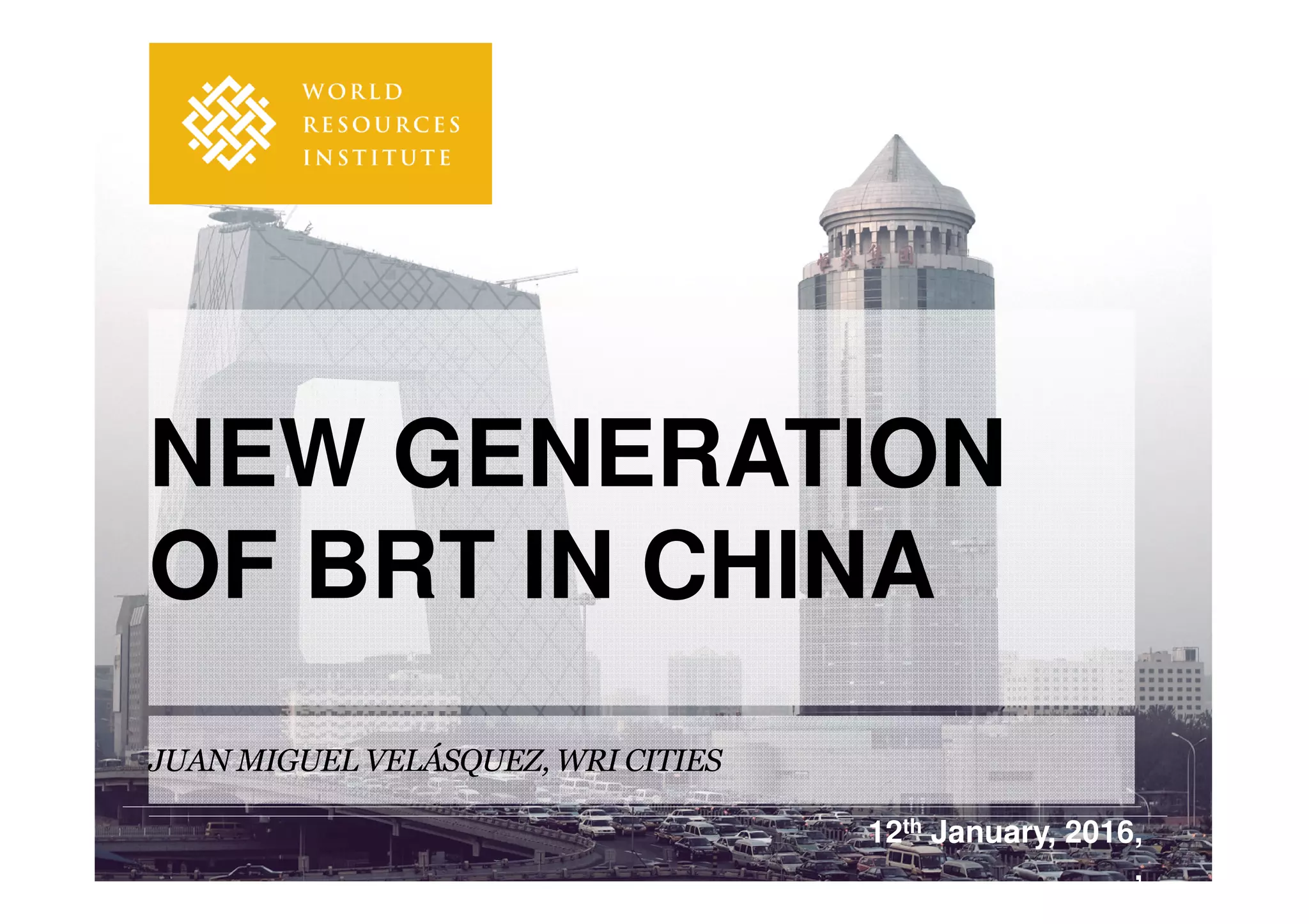 Next Generation of BRT in China | PDF