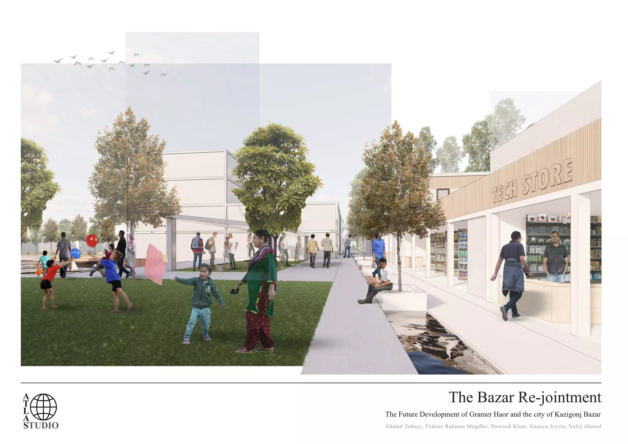 Co-Lab : Gramer Haor- The Bazar Re-jointment; The Future Development of ...