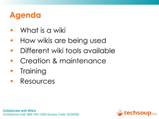 Presentation collaborate with wikis | PPT