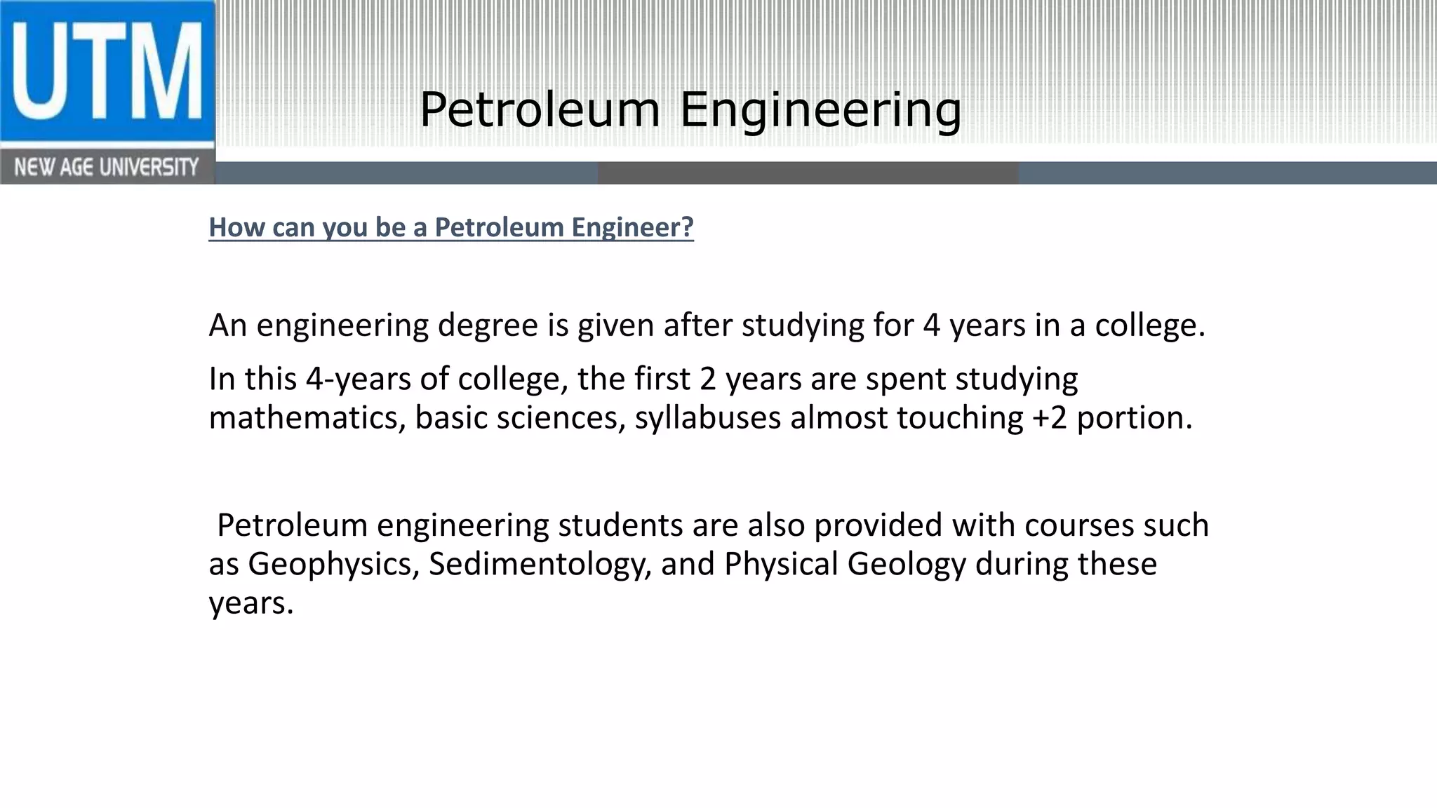 petroleum engineering | PPTX