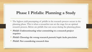 PRESENTATION COMMON PITFALLS of group 11 | PPTX