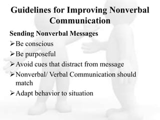 Communicating Non-verbally: Guidelines to Improve Non-verbal ...