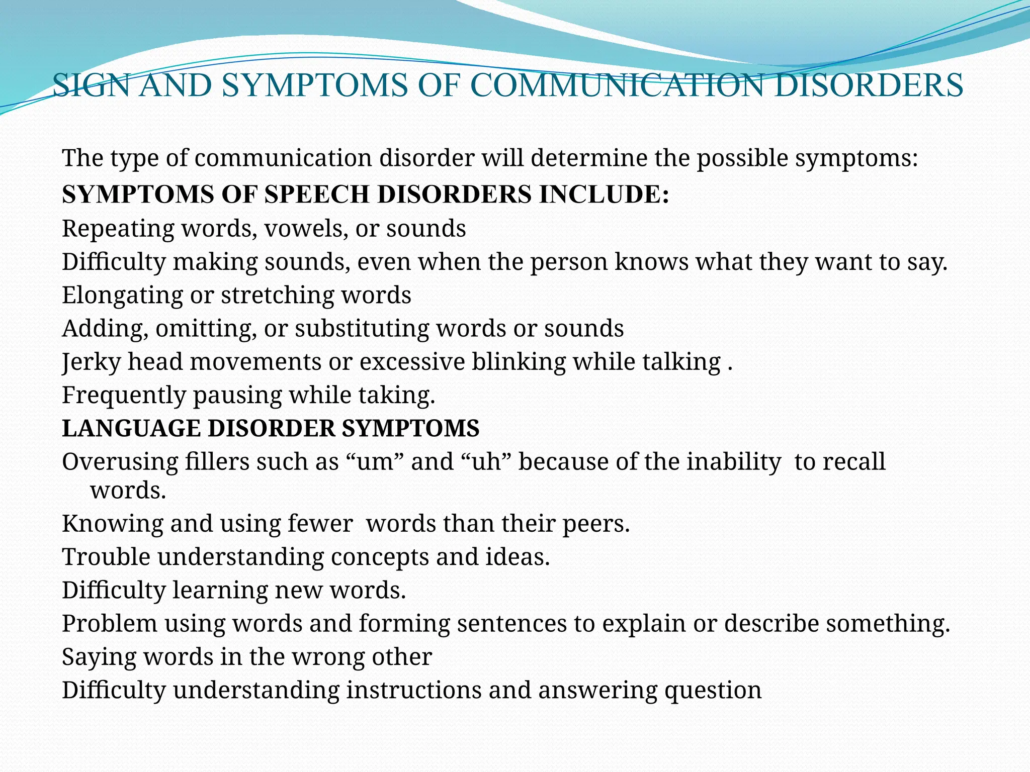 PRESENTATION COMMUNICATION DISORDER.pptx