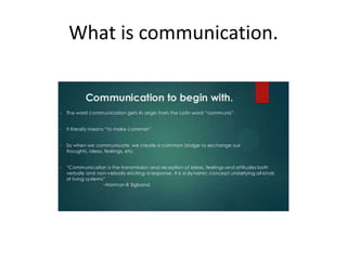 Presentation on communication skill | PPT
