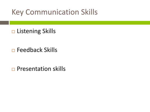 Presentation & communication skills | PDF