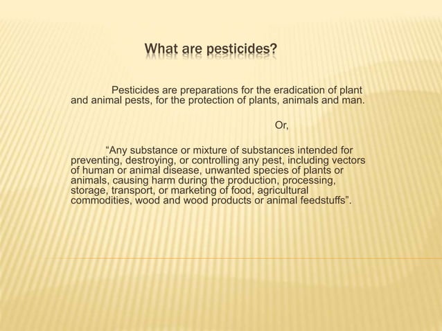 PESTICIDES | PPT