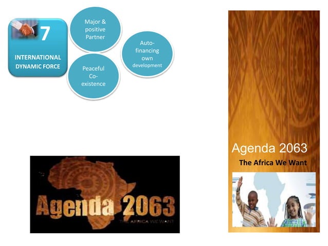 Hon Auguste Ngomo Africa Union Agenda 2063 | PPTX