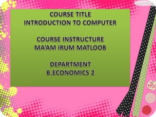 Presentation computer | PPT