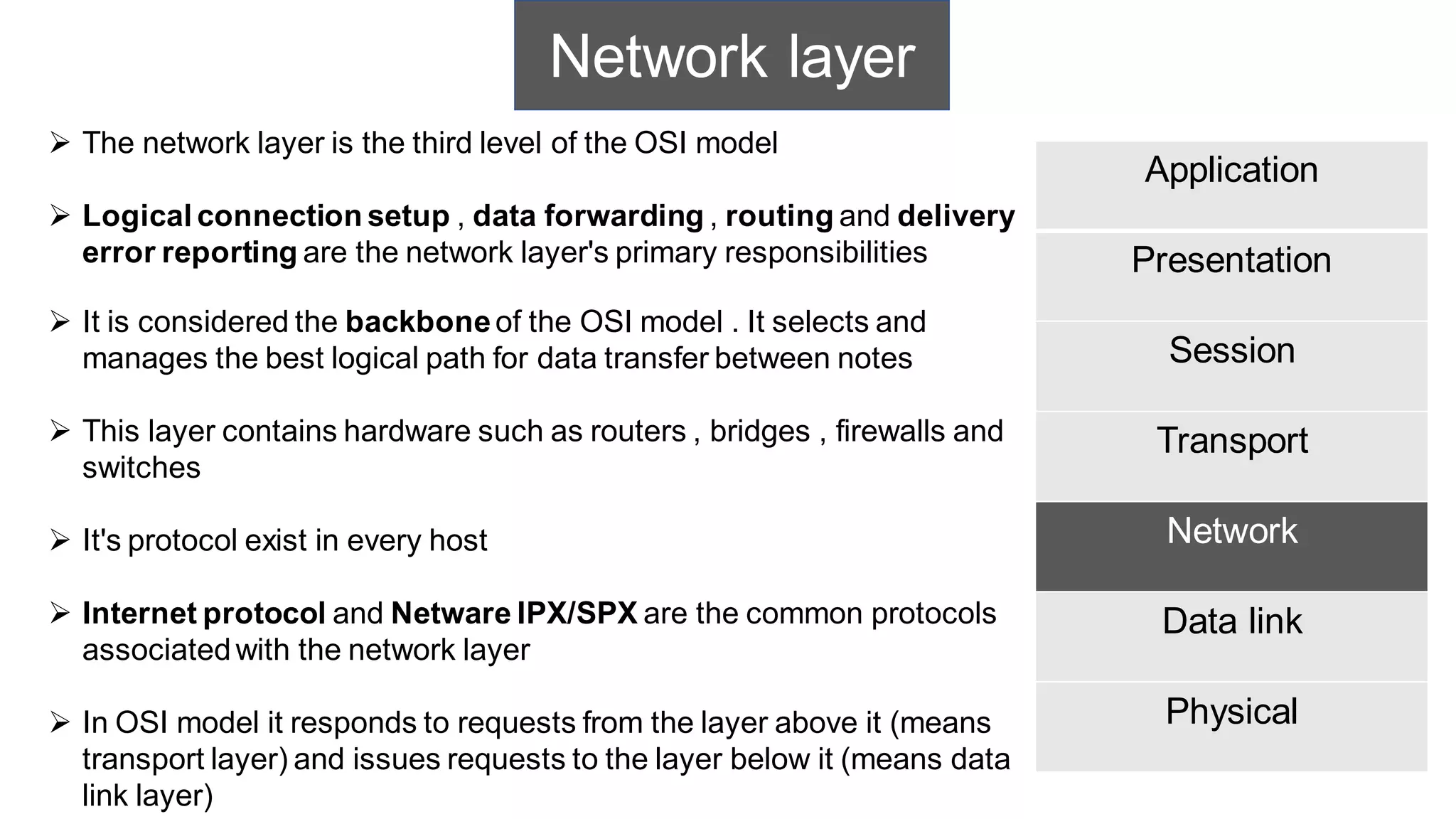 Full presentation of The OSI model | PDF