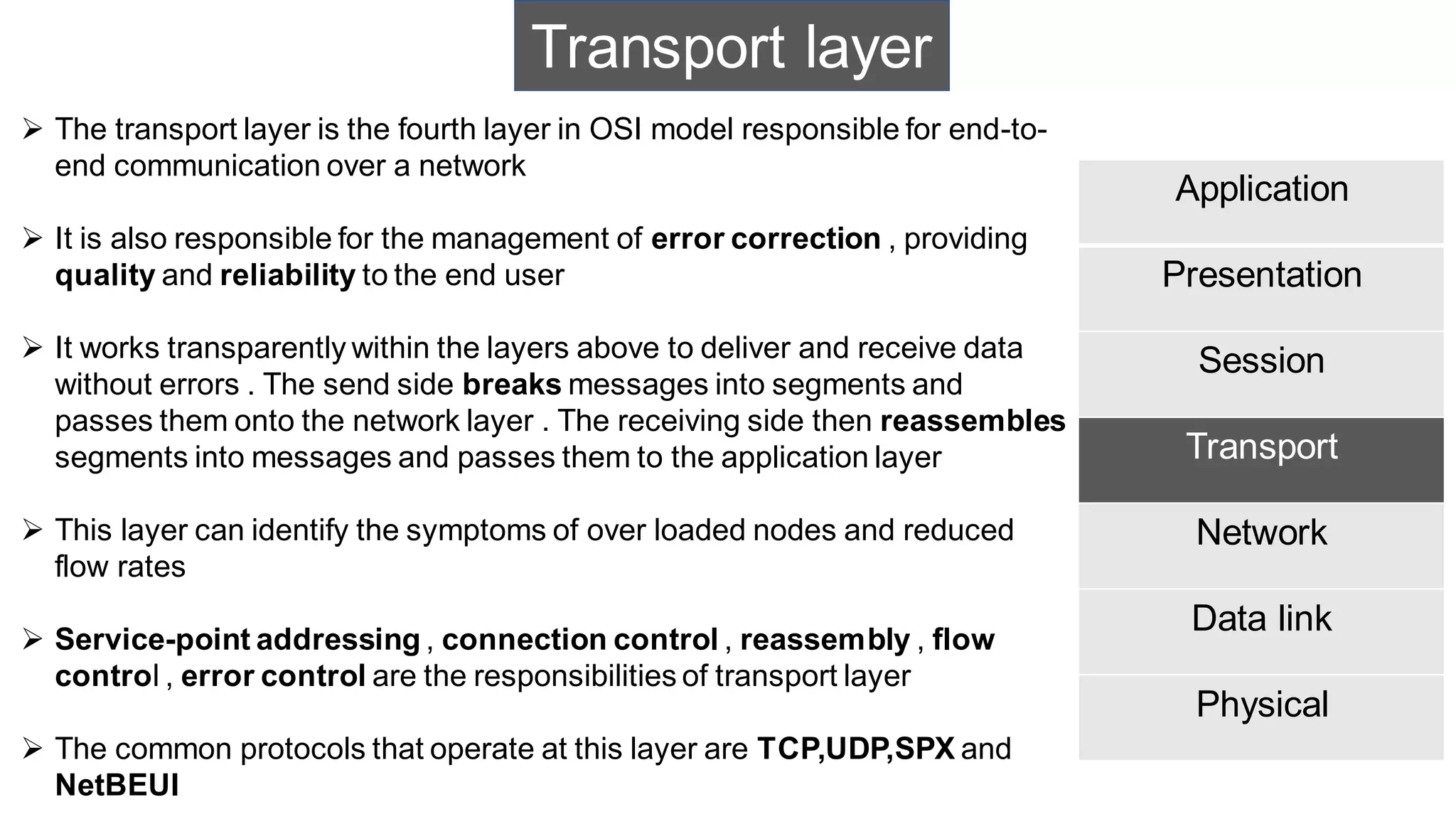 Full presentation of The OSI model | PDF