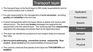 Full presentation of The OSI model | PDF