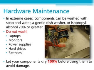 Presentation__Computer_Maintenance_Basics.pptx | Infectious Diseases | Diseases and Conditions