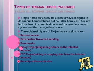 virus salami attack and trojan horse | PPTX