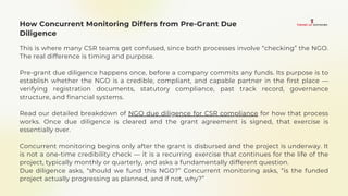 Concurrent Monitoring of CSR Activities In India | PDF