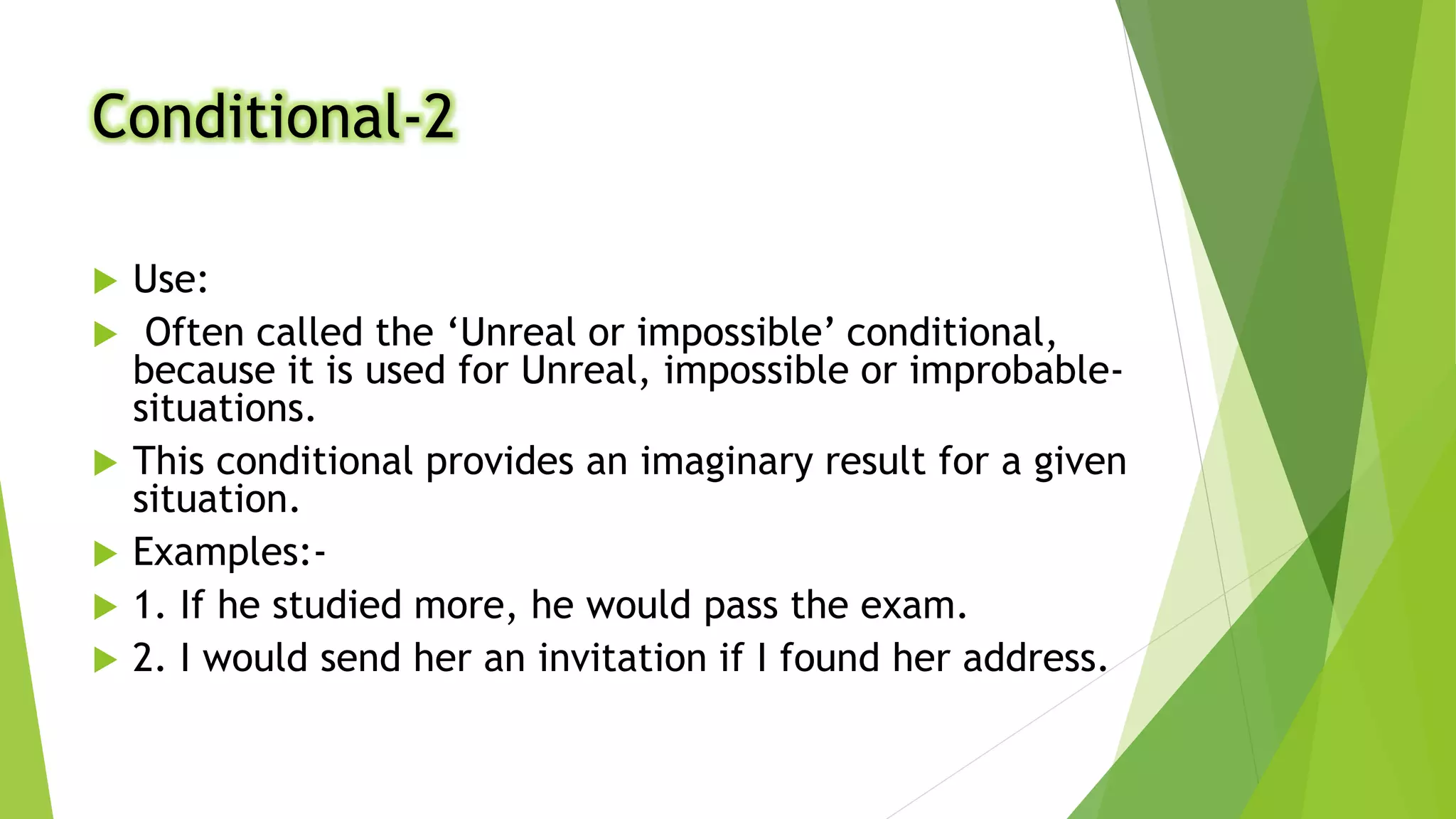 English conditional Sentences | PPTX