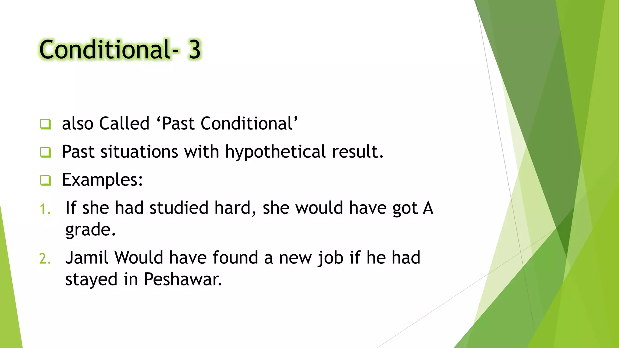 English conditional Sentences | PPTX