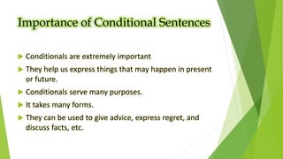 English conditional Sentences | PPTX