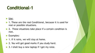 English conditional Sentences | PPTX