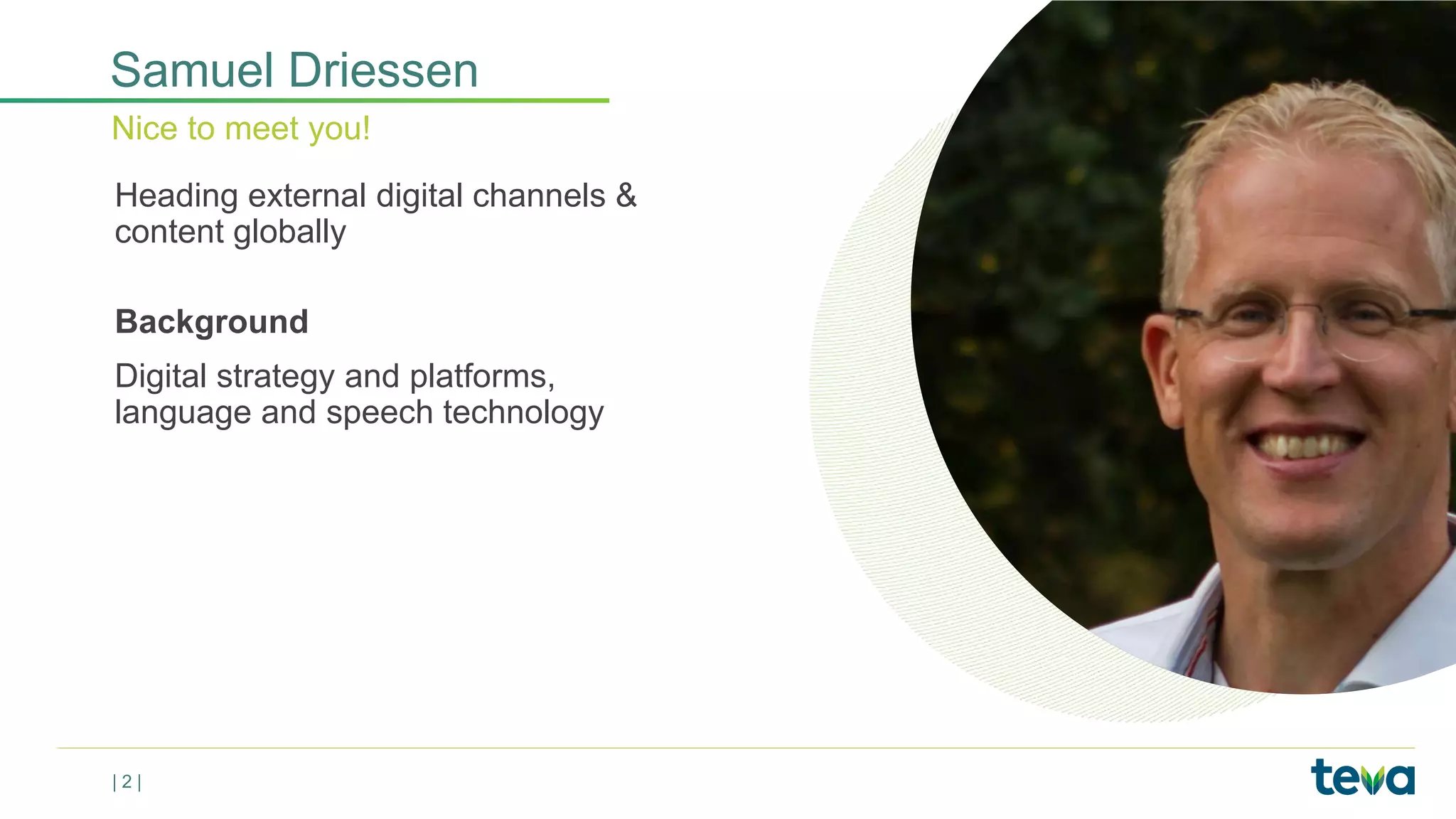 Unifying Teva's external digital landscape | PPT
