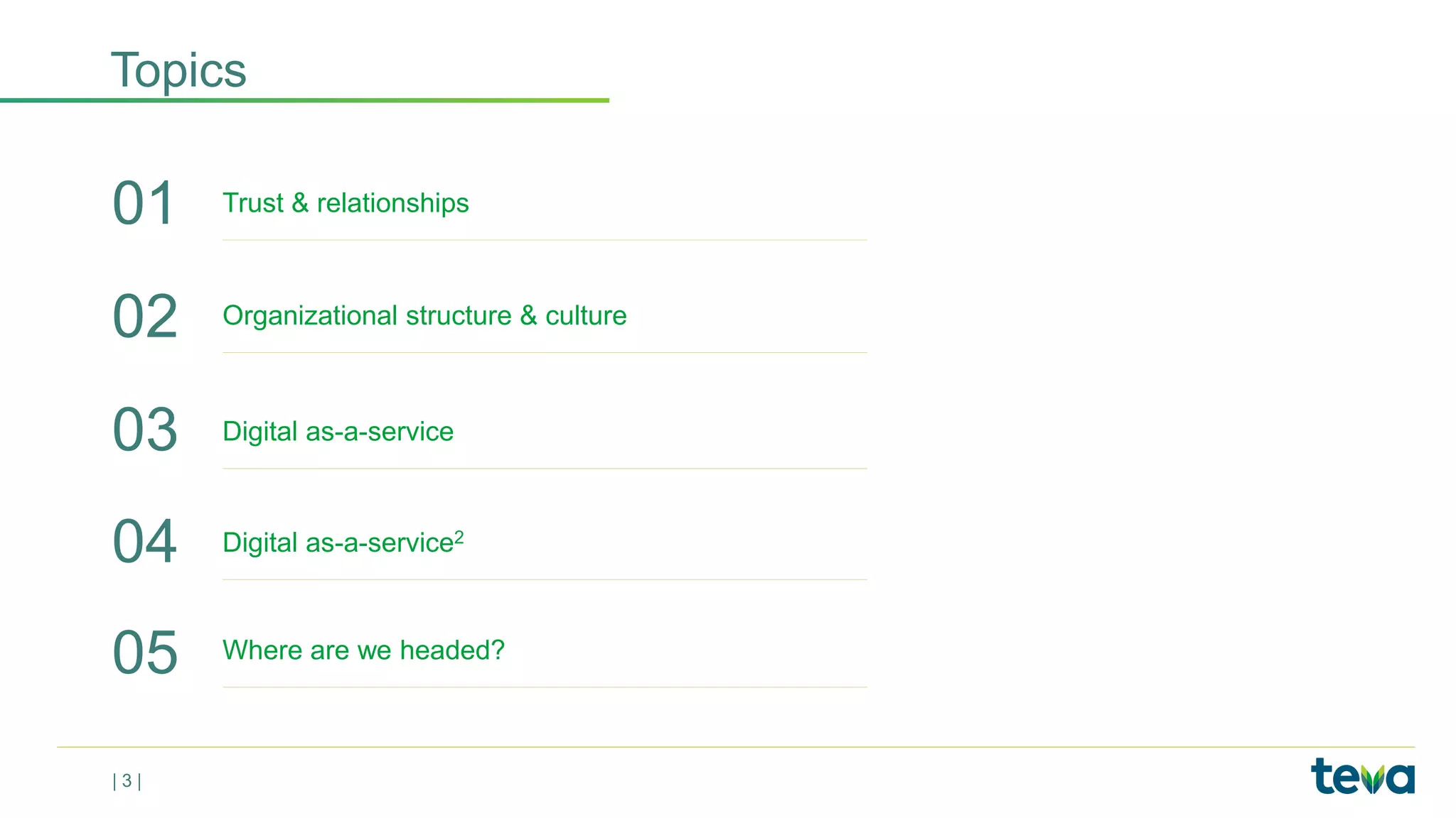 Unifying Teva's external digital landscape | PPT