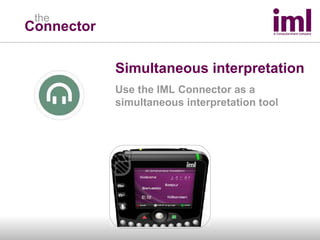 IML Connector | PPT
