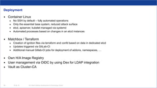 Building a CI/CD driven infrastructure for managing kubernetes clusters ...