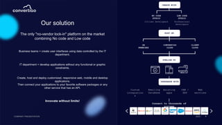 Convertigo Low Code / No Code Platform | PPT
