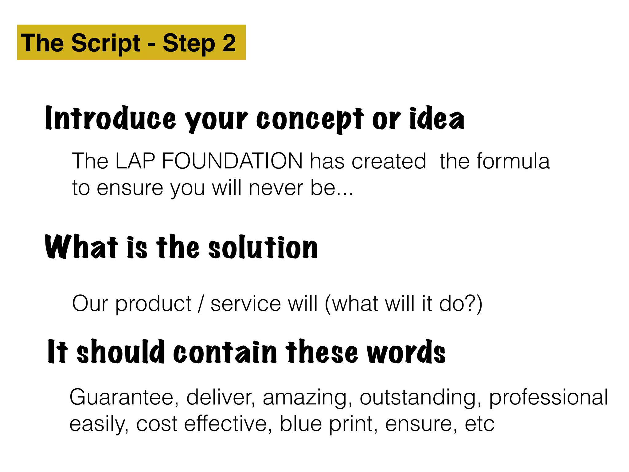 Writing an award winning 'PROMO' script | PPT