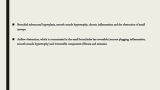 Chronic airflow obstruction | PPTX