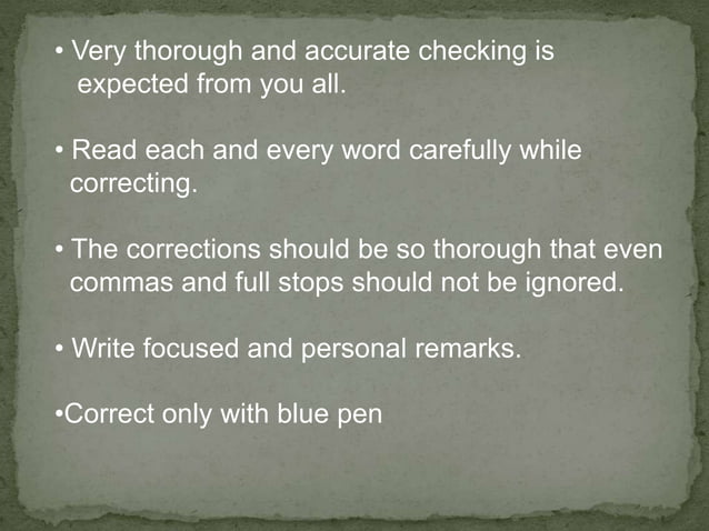 Copy Corrections for Teachers | PPTX | Secondary Education | Education