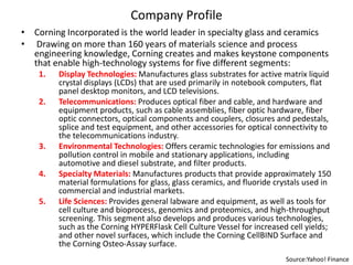 Corning (GLW) equity recommendation | PPTX