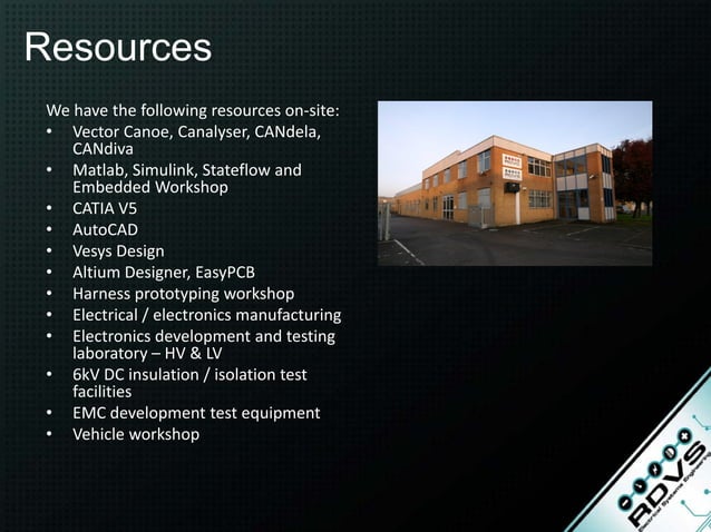 RDVS Corporate Presentation - November 2010 | PPT