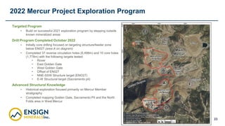 Ensign Minerals - Corporate Update, December 2022 | PPT