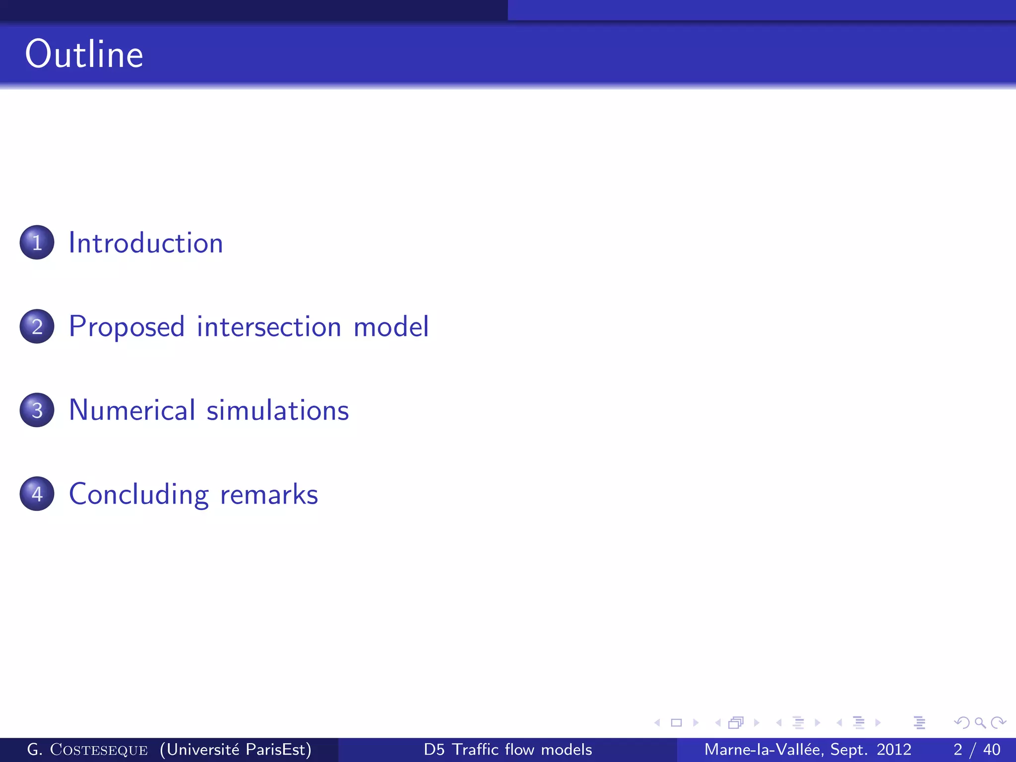 Intersection modeling using a convergent scheme based on Hamilton-Jacobi equation | PDF