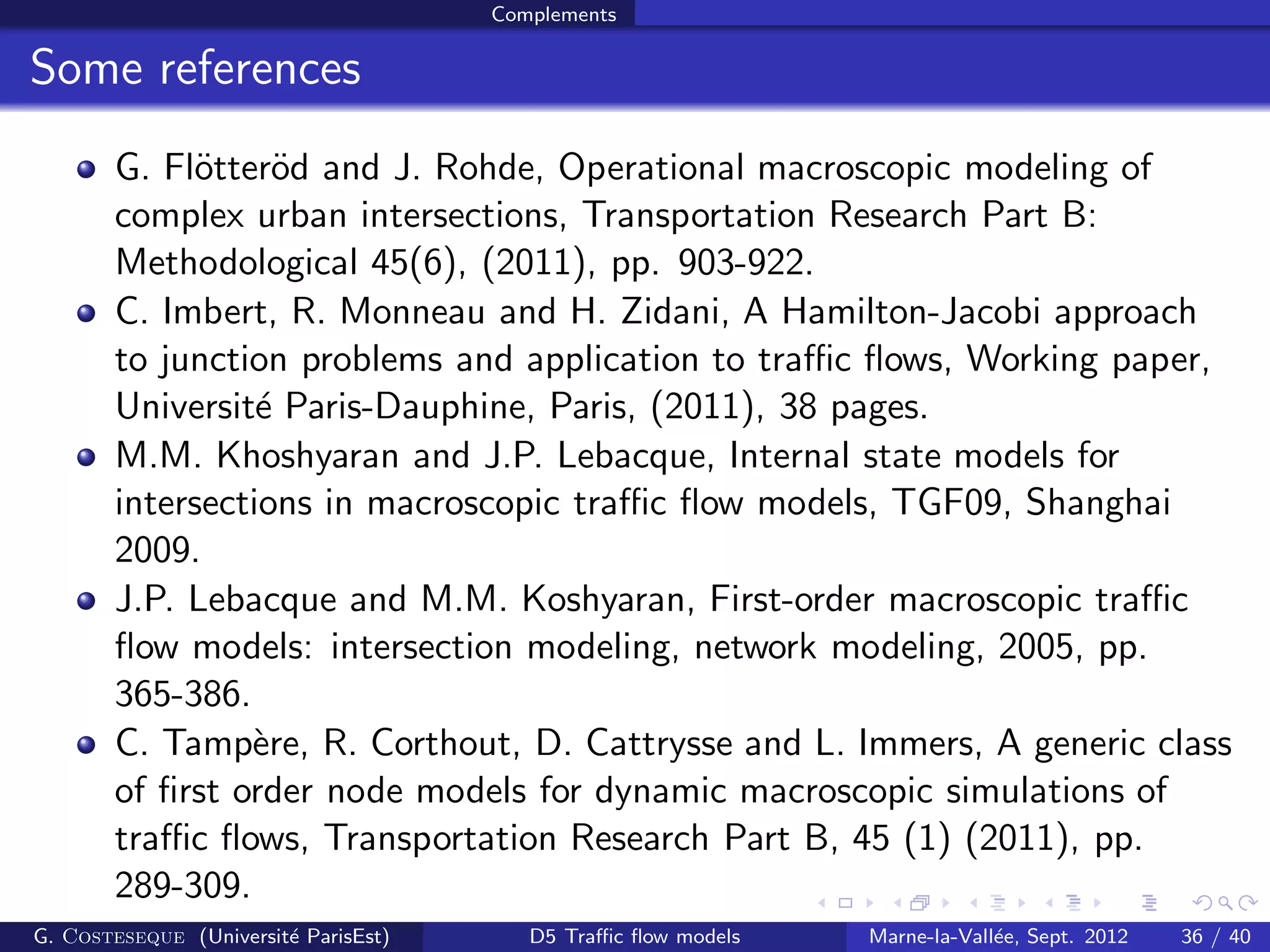 Intersection modeling using a convergent scheme based on Hamilton-Jacobi equation | PDF ...