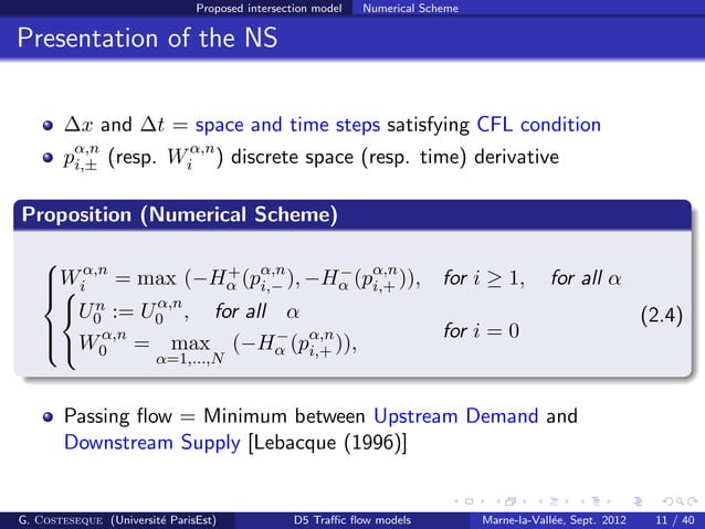 Intersection modeling using a convergent scheme based on Hamilton-Jacobi equation | PDF ...