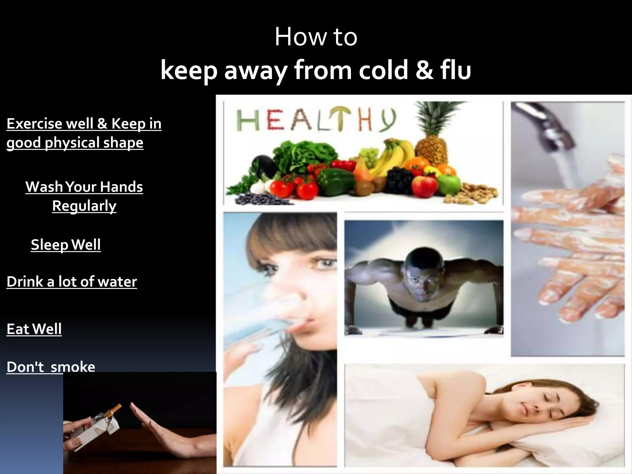 Presentation on cough cold & flu | PPTX