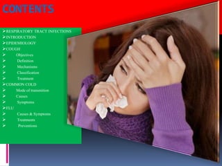 Presentation on cough cold & flu | PPTX