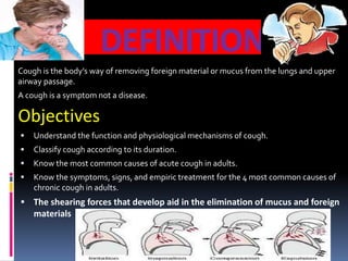 Presentation on cough cold & flu | PPTX