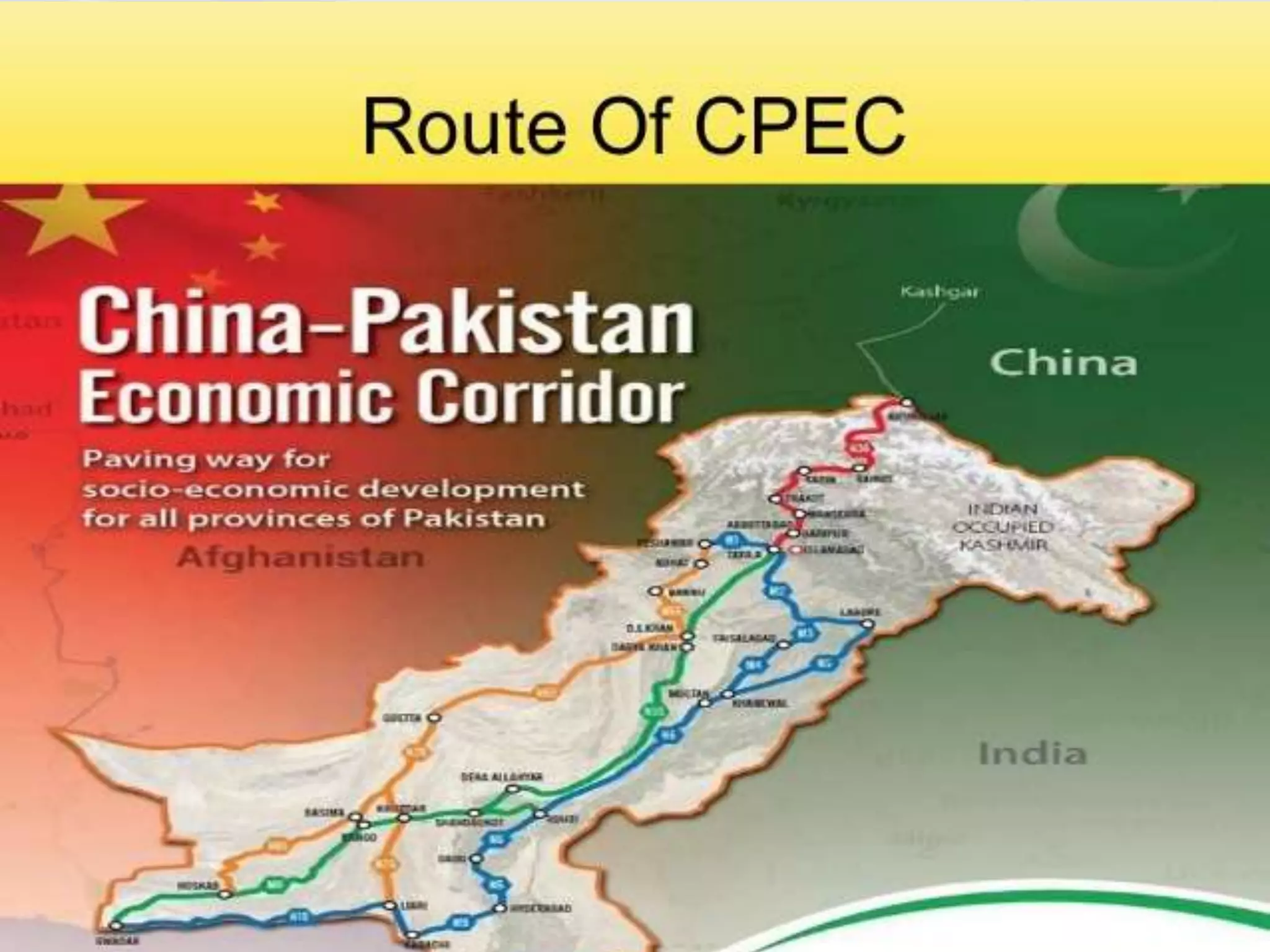 CPEC (CHINA PAKISTAN ECONOMIC CORRIDOR) | PPTX