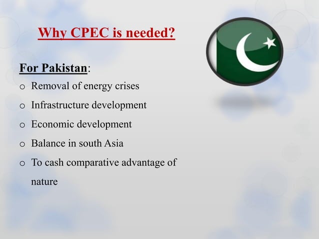 CPEC (CHINA PAKISTAN ECONOMIC CORRIDOR) | PPTX
