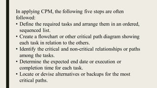 Presentation cpm.pdf , Quantative techniques in management | PPT
