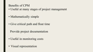 Presentation cpm.pdf , Quantative techniques in management | PPT