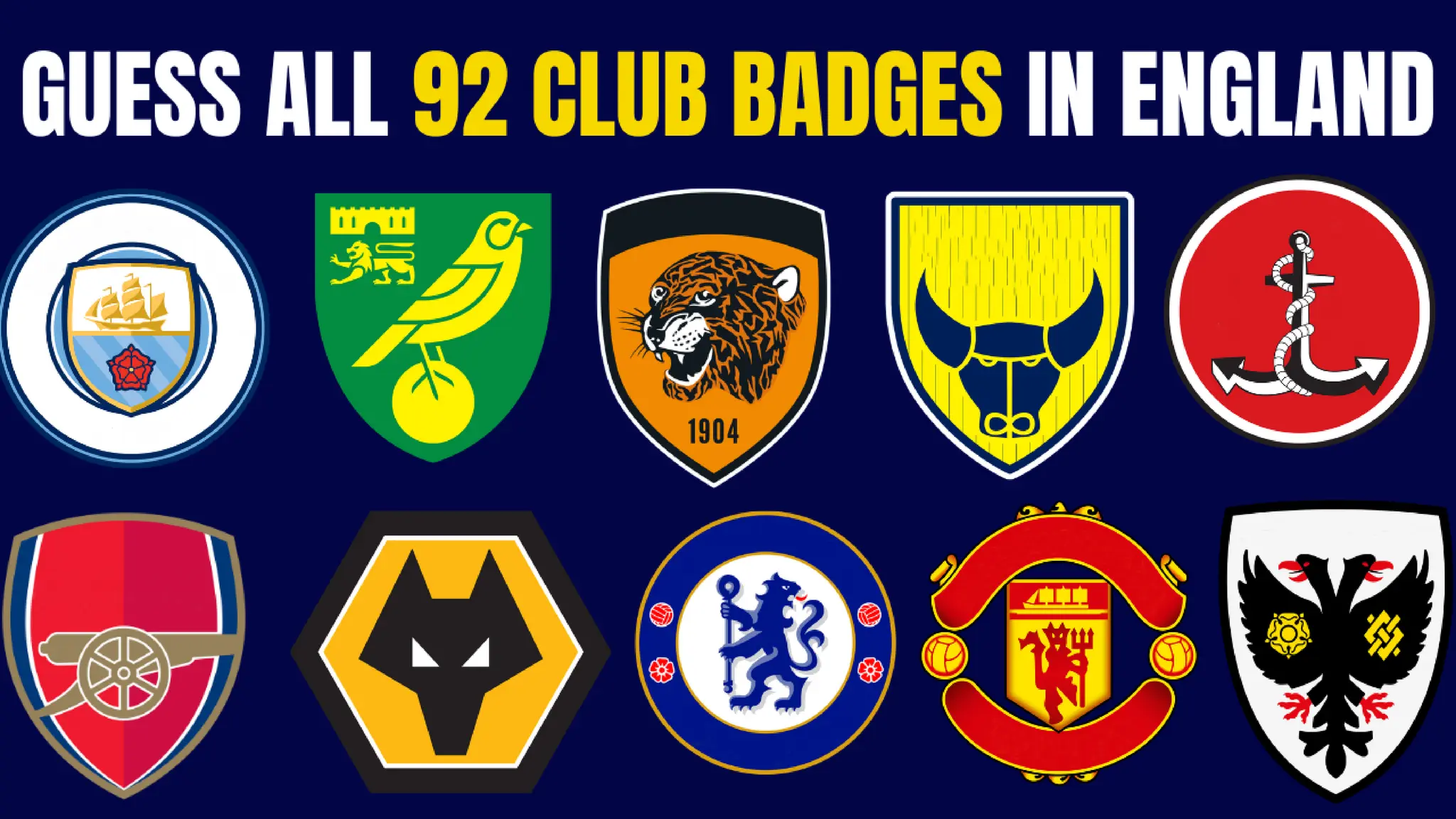 Can you name all the clubs badge/logos in England? | PDF