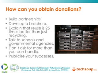 Presentation Creating A Refurb Program | PPT