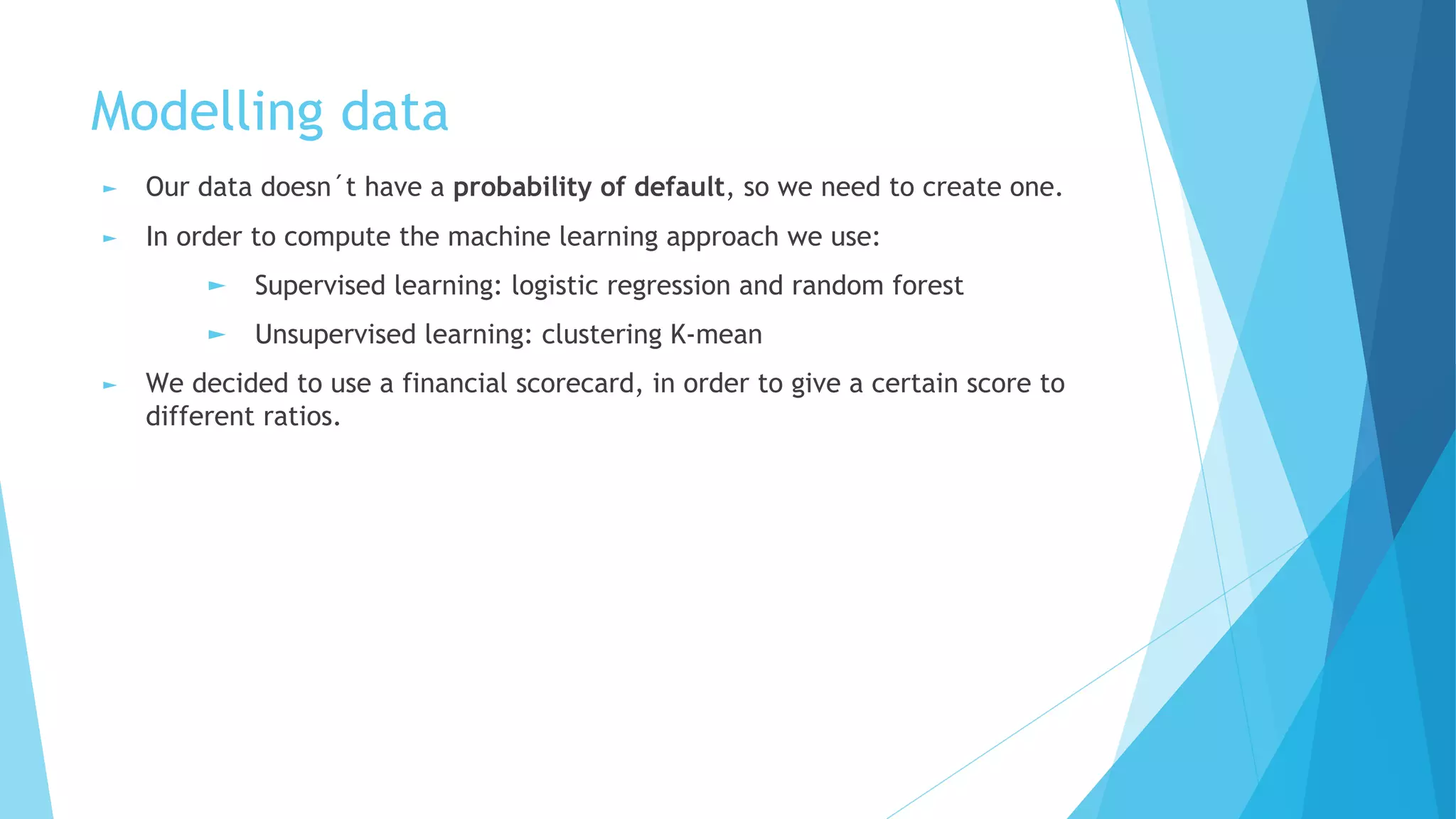 Machine Learning Application: Credit Scoring | PDF