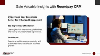 Streamline Your Business Operations with Roundpay's CRM Solution | PPT