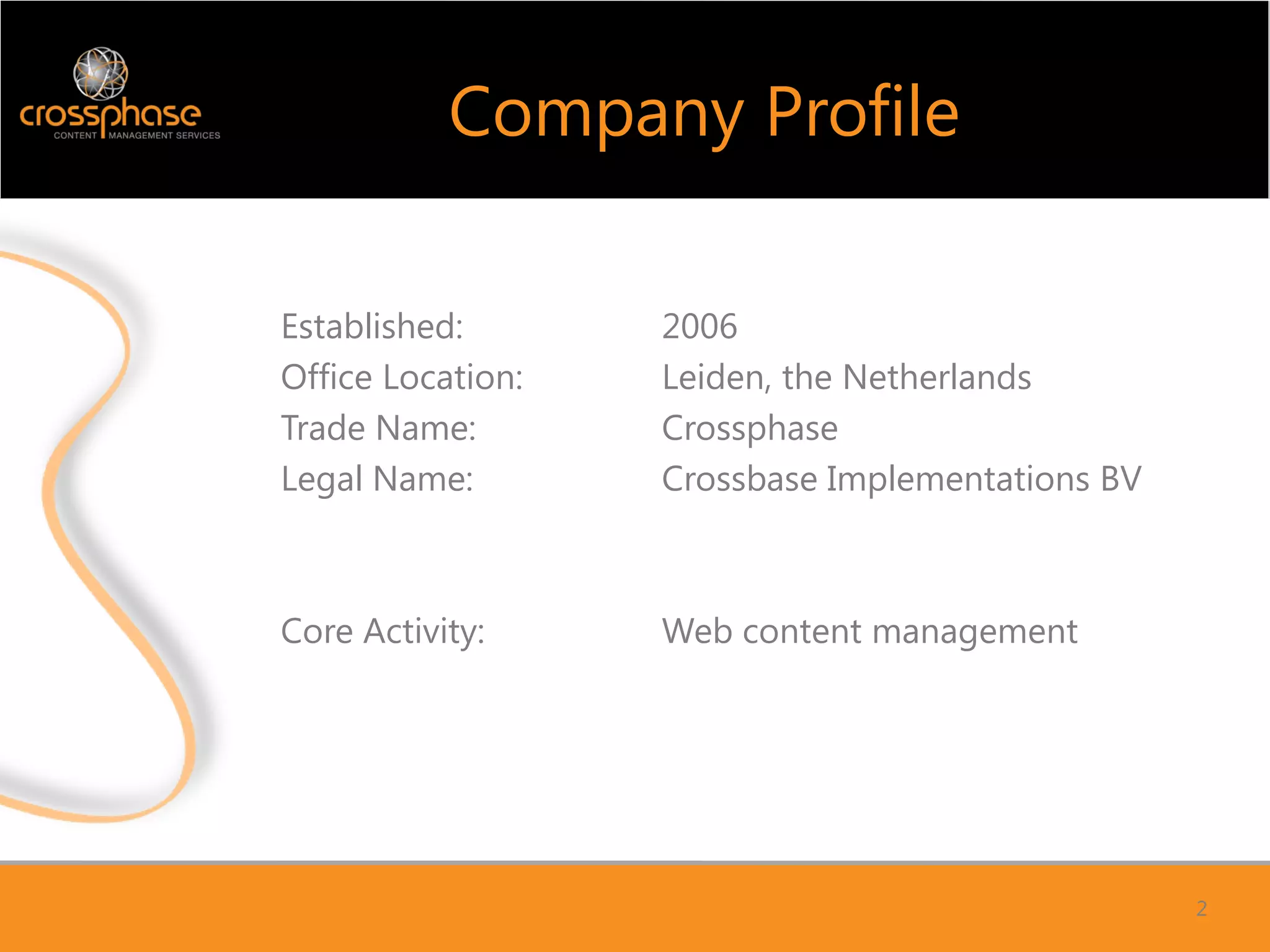 Presentation Crossphase | PPT